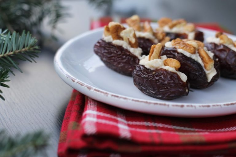Stuffed Medjool Dates 6 Ways | healthy holiday snacks