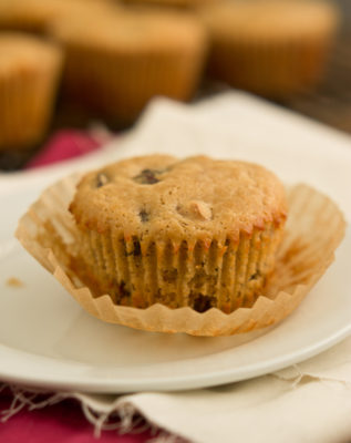Dark Chocolate Cherry Walnut Muffins Love Zest