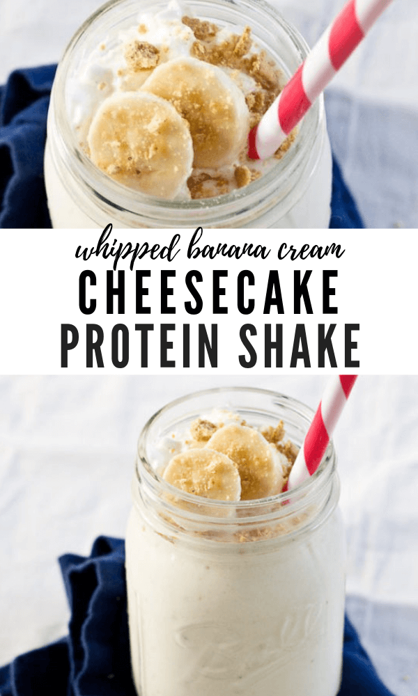 Whipped Banana Cream Cheesecake Shake | Love & Zest