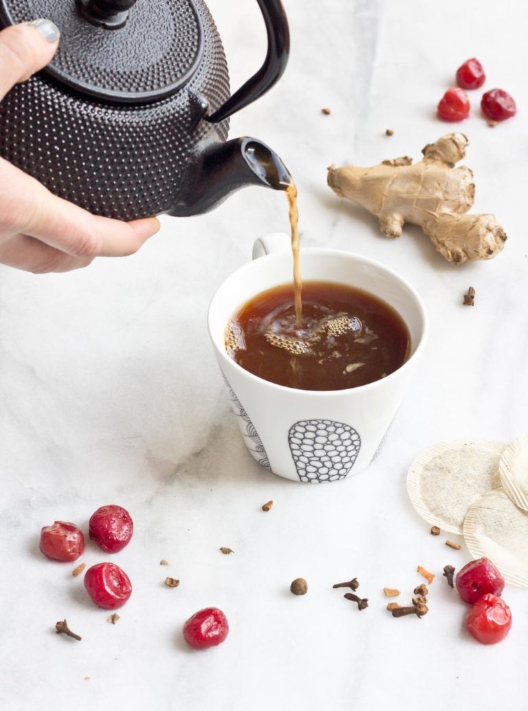 Cherry Turmeric Bedtime Tea | Love & Zest