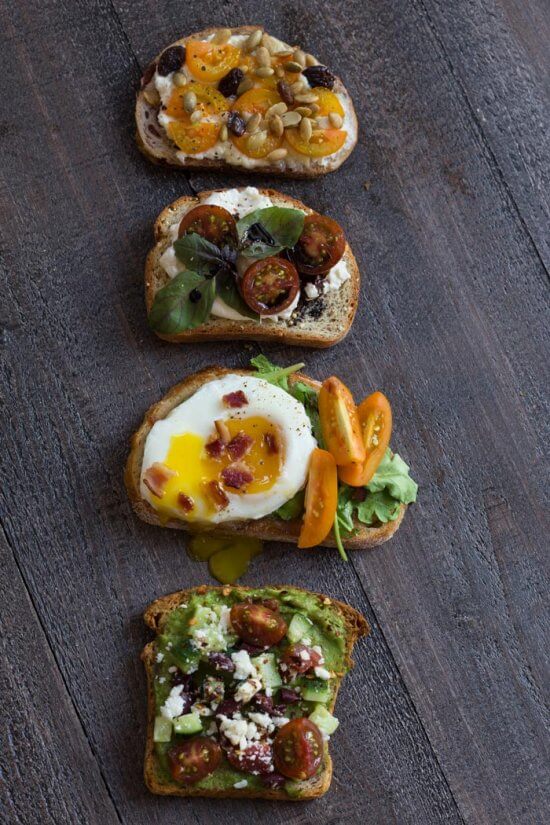 4 Yummy Ways to Add Veggies To Breakfast | Savory Breakfast Toasts