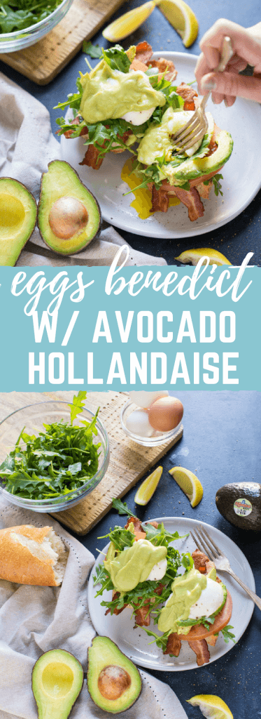 Eggs Benedict BLT with Avocado Hollandaise | a power packed breakfast