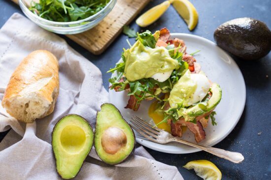 Eggs Benedict BLT with Avocado Hollandaise | a power packed breakfast