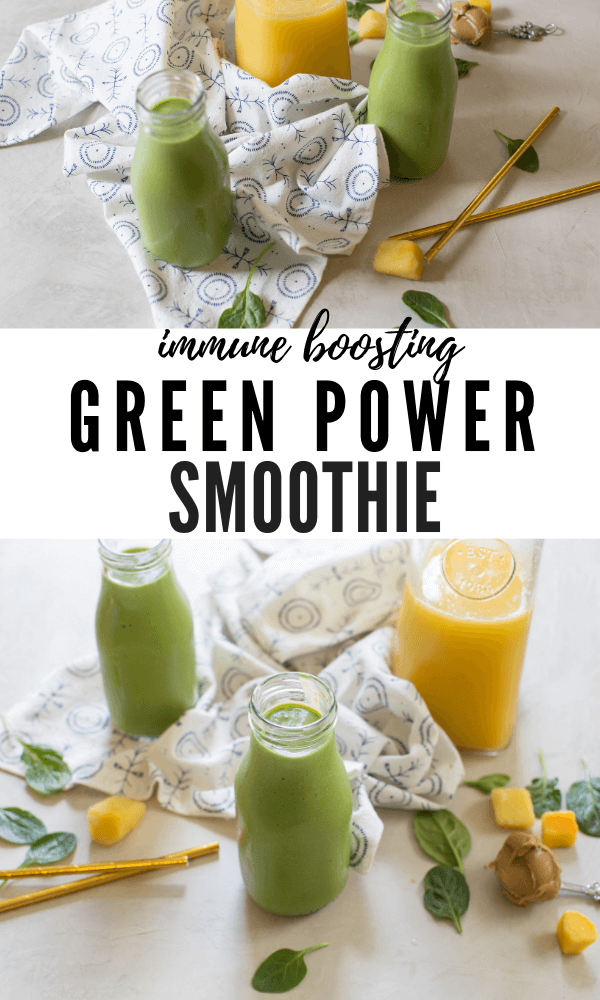 Green Power Smoothie | a kid friendly veggie smoothie with broccoli and ...